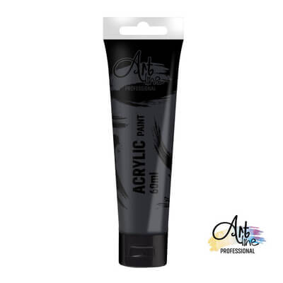 AKRILNA BOJA 60ML ART LINE Professional LAMP BLACK