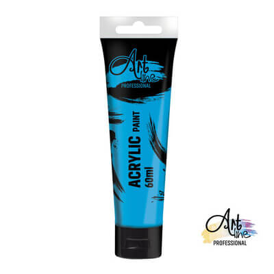 AKRILNA BOJA 60ML ART LINE Professional VERMILION BLUE