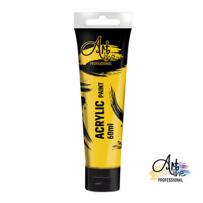 AKRILNA BOJA 60ML ART LINE Professional YELLOW PRIMARY