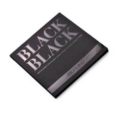 BLOK BLACK BLACK 20x20CM 20L 300g FABRIANO 19100389