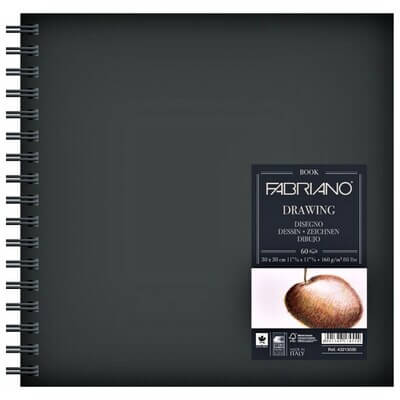 Blok drawing book spirala 15x15cm 60L 160g Fabriano