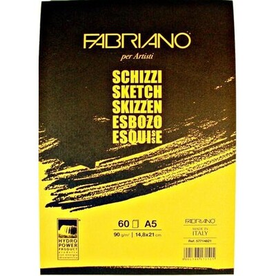 BLOK SCHIZZI A5 60L 90G FABRIANO 57714821