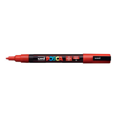 POSCA Marker UNI PC-3M red