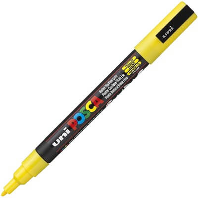 POSCA Marker UNI PC-3M yellow