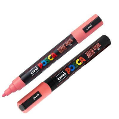 POSCA Marker UNI PC-5M coral pink