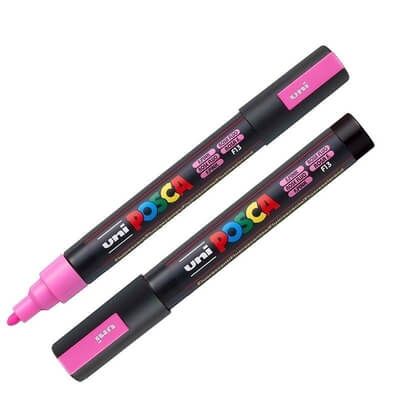 POSCA Marker UNI PC-5M fluo pink