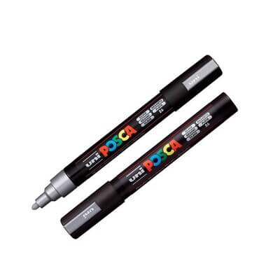 POSCA Marker UNI PC-5M silver