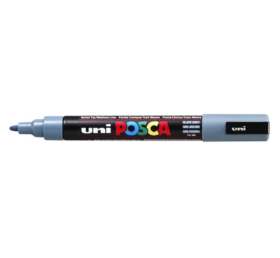 POSCA Marker UNI PC-5M slate grey