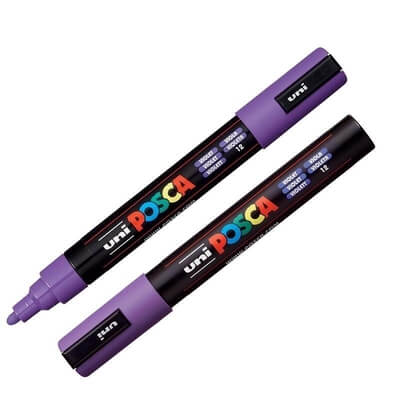 POSCA Marker UNI PC-5M violet