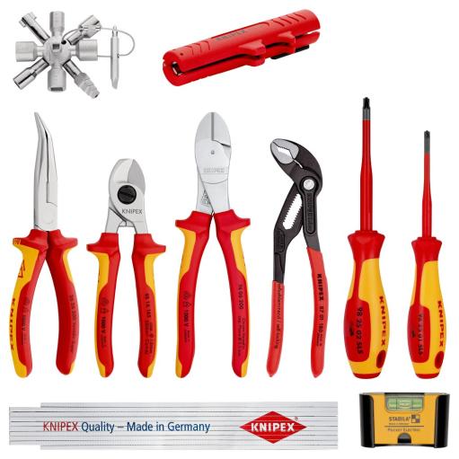 Knipex dopunski komplet od 10 alata Electro 1 00 20 90 V01