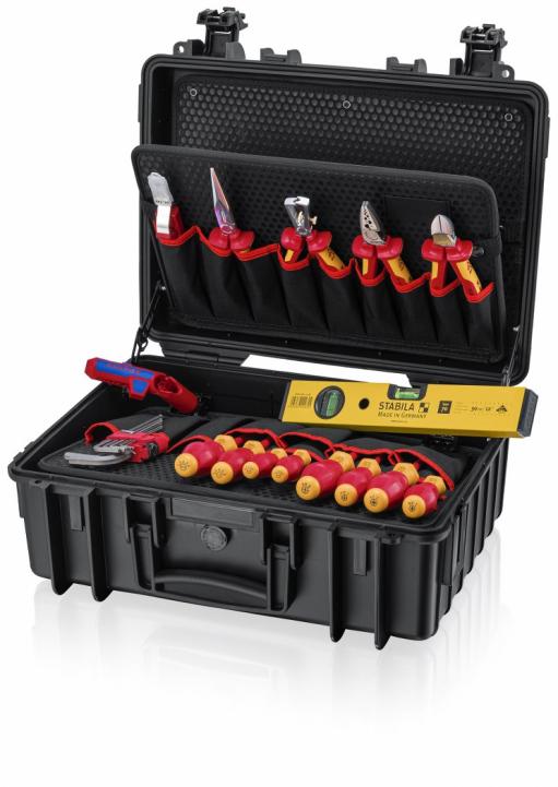 Knipex 00 21 34 HL S2 Kofer za alat Robust23 Start za elektroinstalacije 24-delni