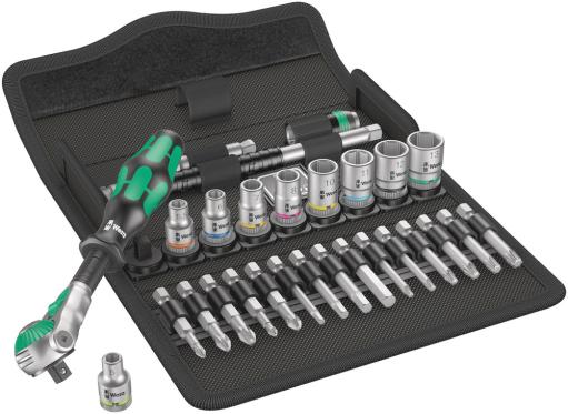 Wera 8100 SA 6 Zyklop set gedora, 1/4", metrički, 28 komada, 05004016001