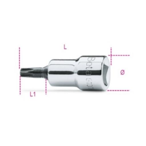 Beta nasadni ključ Torx T30 3/8" 910TX.30