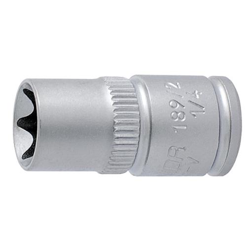 Unior 189/2 Ključ nasadni sa unutrašnjim TX profilom, prihvat 1/4", E 11, 607917