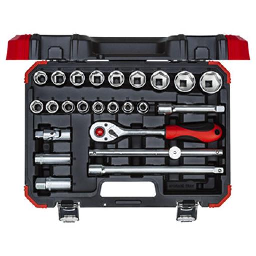 Gedore set nasadnih ključeva prihvat 1/2" sa račnom 24-delni R69003024, 3300055