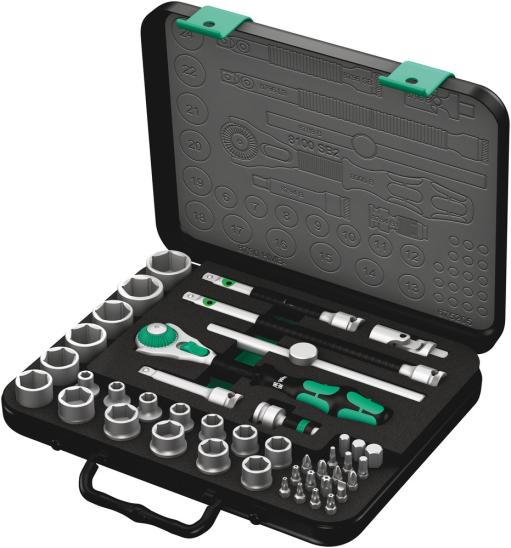 Wera 8100 Zyklop set gedora, 3/8", metrički, 43 komada, 05003594001