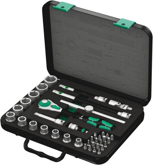 Wera 8100 4 Zyklop set gedora, 3/8", Imperial, 38 komada, 05003596001