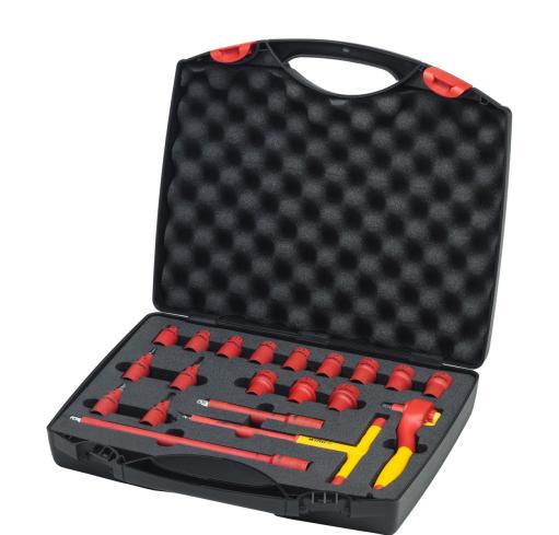 Wiha 43023 izolovani set gedora, 3/8", 21 deo, sa torbicom