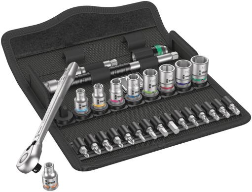 Wera 8100 SA 11 Zyklop set gedora, 1/4", Imperial, 28 komada, 05004021001