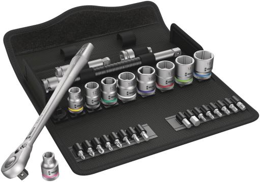 Wera 8100 8 Zyklop set gedora, 3/8", metrički, 29 komada, 05004048001