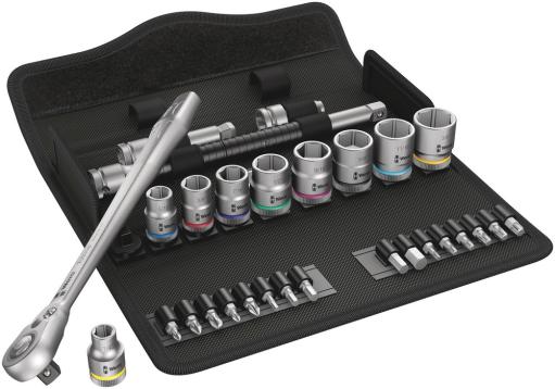 Wera 8100 11 Zyklop set gedora, 3/8", Imperial, 29 komada, 05004051001