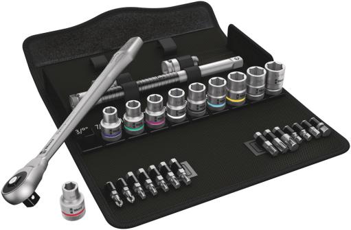 Wera 8100 SC 10 Zyklop set gedora, 1/2", Imperial, 28 komada, 05004080001