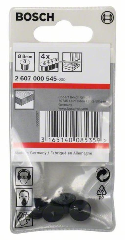 4-delni set postavljača za tiplove Bosch 2607000545, 8 mm