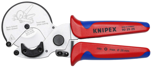 Knipex 90 25 25 Rezač cevi za kompozitne i plastične cevi, Ø 26 mm