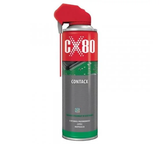 Cx80 Contacx 500ml Duo Spray Čistač Kontakata