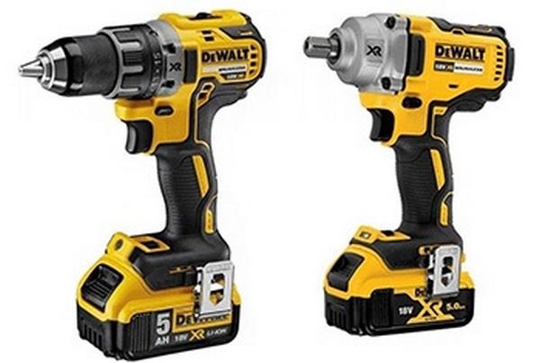 DeWalt Aku Set alata 18V DCD791+DCF894 2x5Ah TSTAK