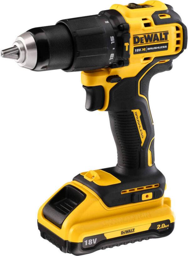 DeWalt Aku udarna-bušilica odvijač 18V 2x2Ah Brushless