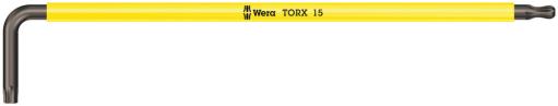 Wera 967 SPKXL TORX® Imbus ključ Multicolour, Dugački, TX 15 x 123 mm, 05024484001