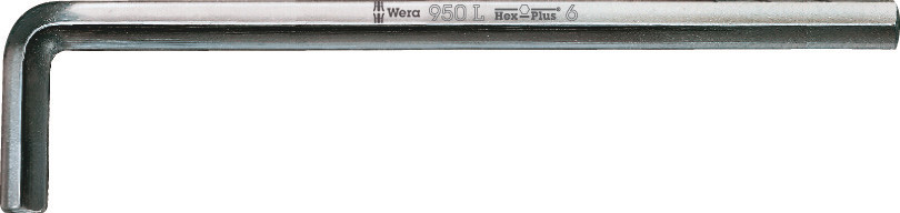 Wera 950 Imbus ključ, metrički, hromirani, 7 x 190 mm, 05021632001