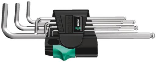 Wera 950/7 Hex-Plus 1 set imbus ključeva, metrički, hromirani, 7 komada, 05022181001