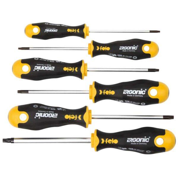 Felo Odvijač SD ERGONIC Set 6 kom. TORX T 10 – T 40