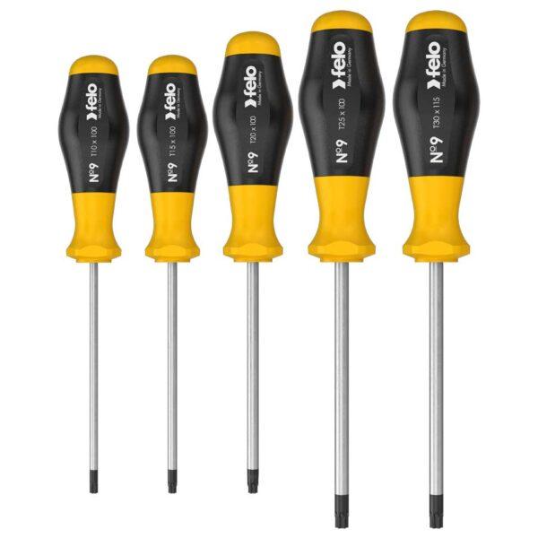 Felo Odvijač SD No. 9 Set 5 kom. TORX T 10 – T 30