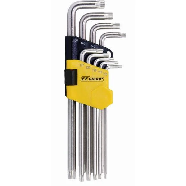 Ffgroup Ključ Dugački Torx Set 9 komada TX10-TX50