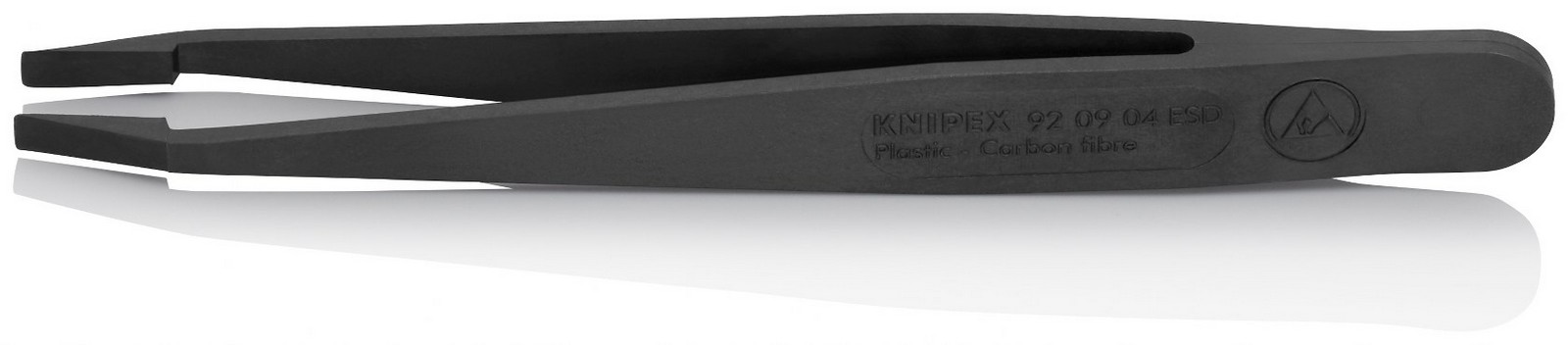 Knipex plastična pinceta ESD tupa 92 09 04 ESD