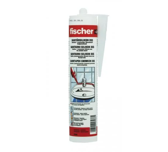 Fischer DSSA W Beli Sanitar silikon 310ml