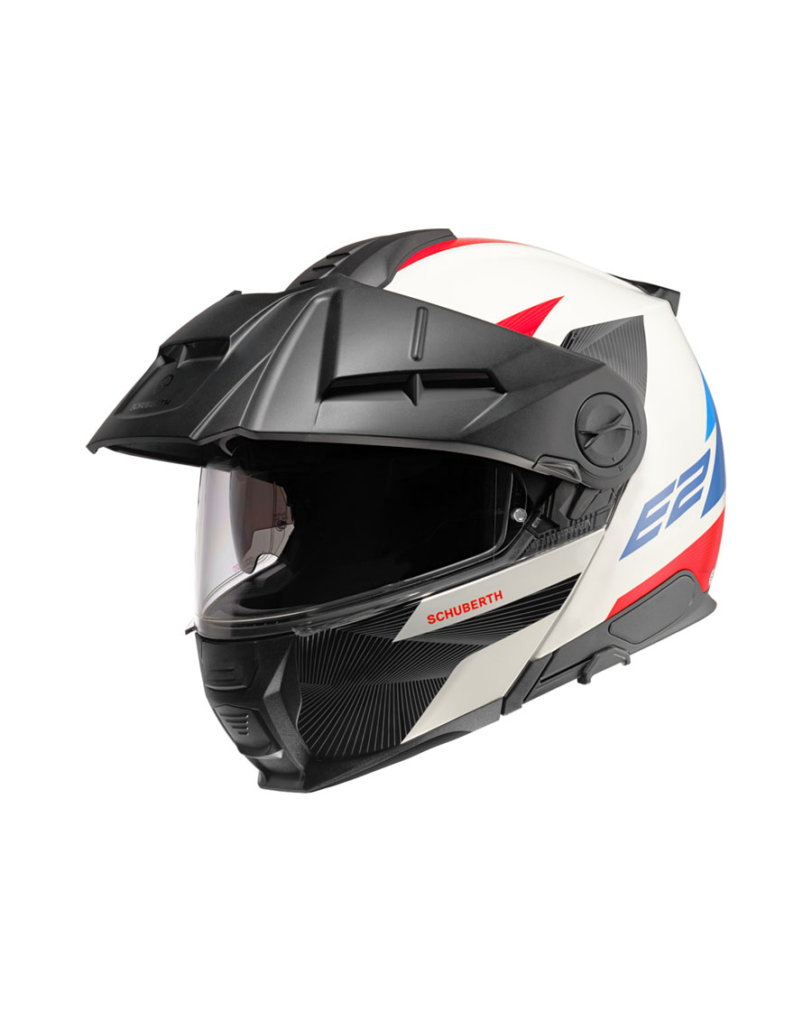 Schuberth flip-up adventure kaciga E2 Defender bela