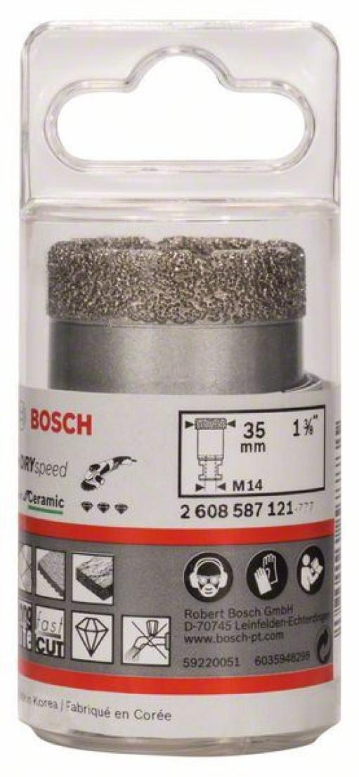 Dijamantska burgija za suvo bušenje Dry Speed Best for Ceramic Bosch 2608587121, 35 x 35 mm