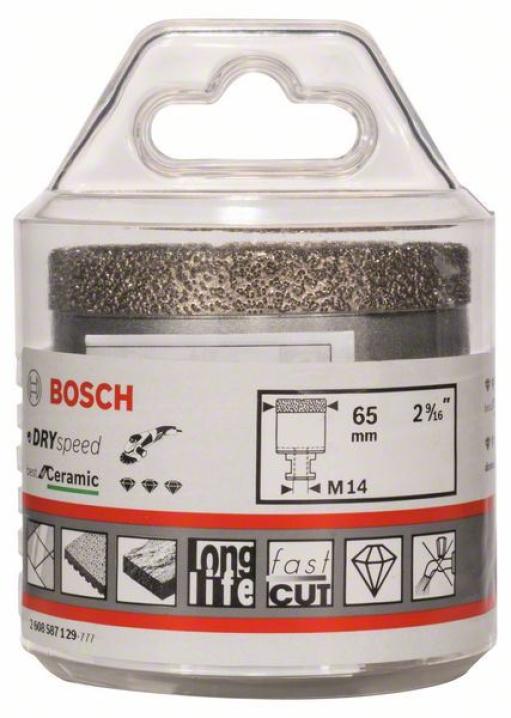 Dijamantska burgija za suvo bušenje Dry Speed Best for Ceramic Bosch 2608587129, 65 x 35 mm