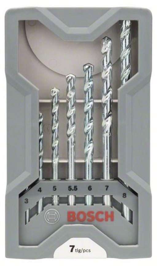 7-delni set burgija za kamen CYL-1 Bosch 2607017035, 3; 4; 5; 5.5; 6; 7; 8 mm