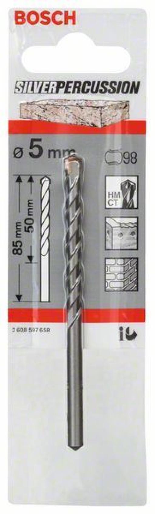 Burgija za beton CYL-3 Bosch 2608597658, 5 x 50 x 85 mm, d 4,5 mm