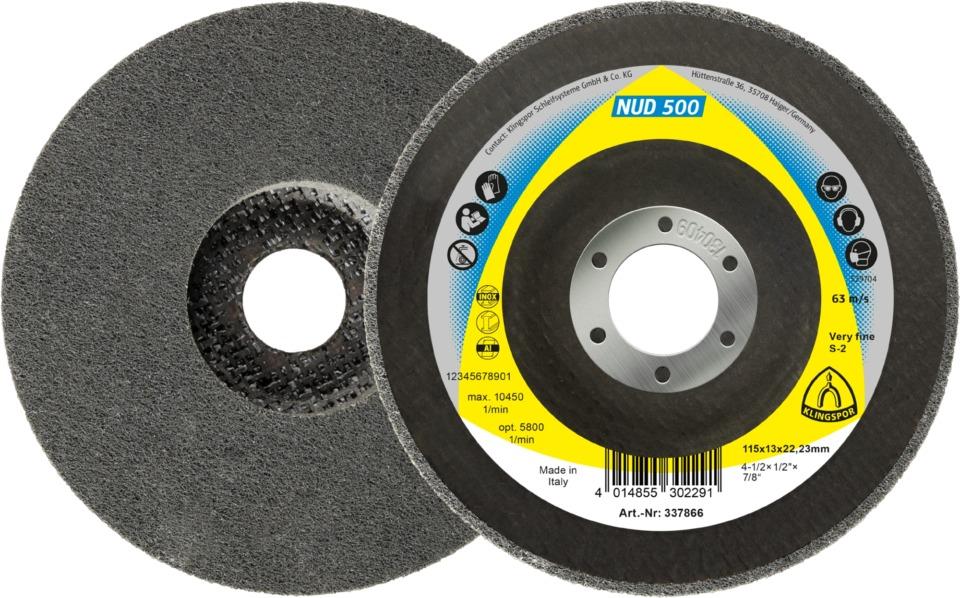Klingspor NUD 500 kompaktni disk, 115 x 13 x 22,23 mm grubo silicijum karbid