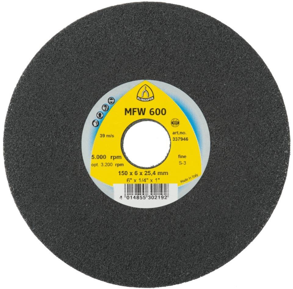 Klingspor UNITIZED WHEEL 600 kompaktni disk, 150 x 3 x 25,4 mm fino silicijum karbid