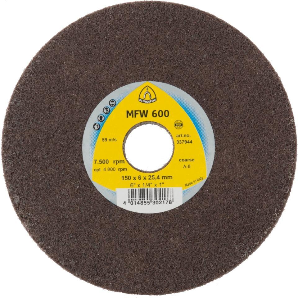 Klingspor UNITIZED WHEEL 600 kompaktni disk, 150 x 6 x 25,4 mm grubo silicijum karbid