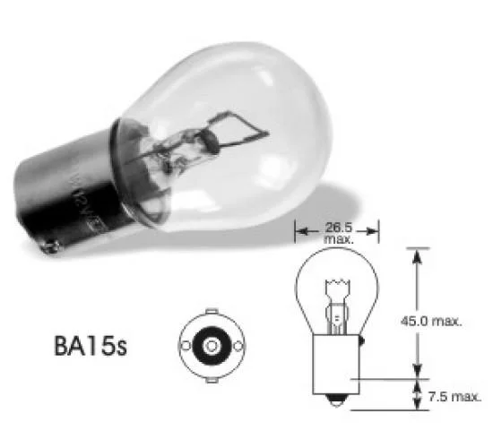 Lucas P21W 12V 21W Blister-2kom