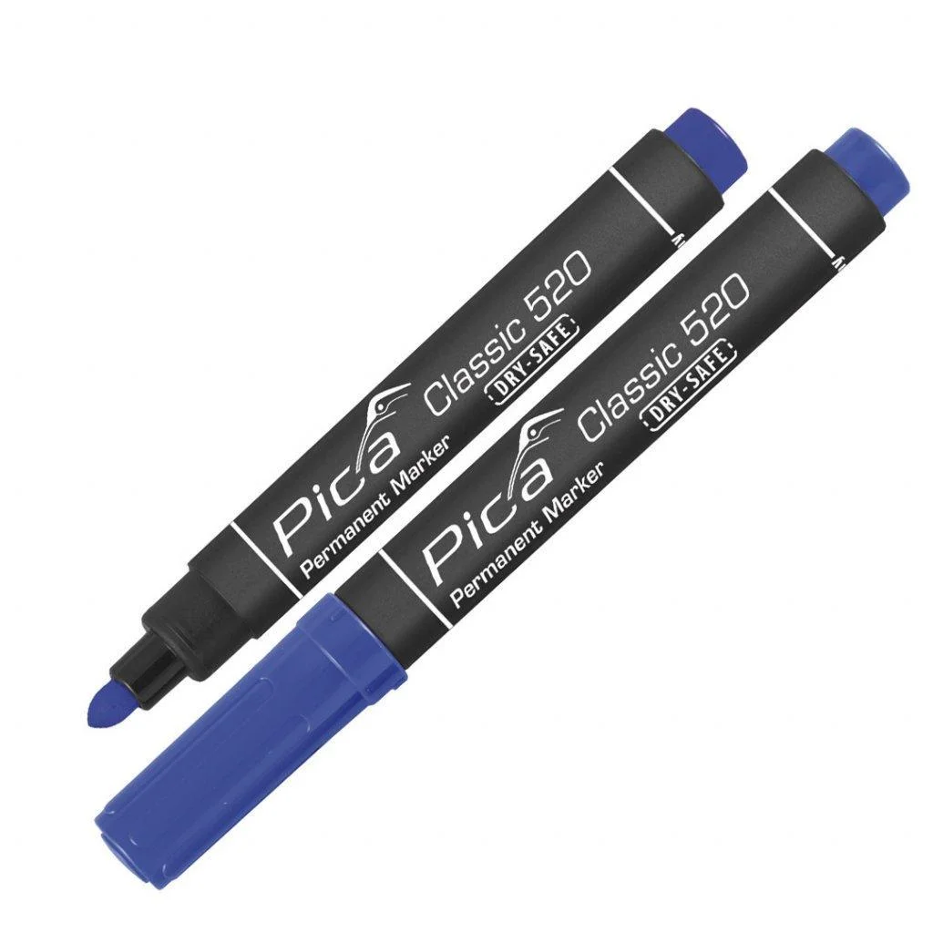 Pica Classic 520 PERMANENT MARKER plavi OKRUGLI