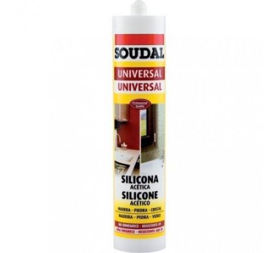 Soudal Univerzalni silikon Transparentni 280ml